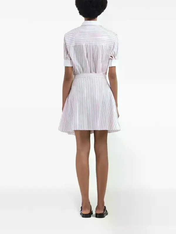 Marni Striped A-line Mini Skirt