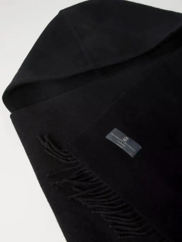 Brunello Cucinelli Hooded Scarf - Black