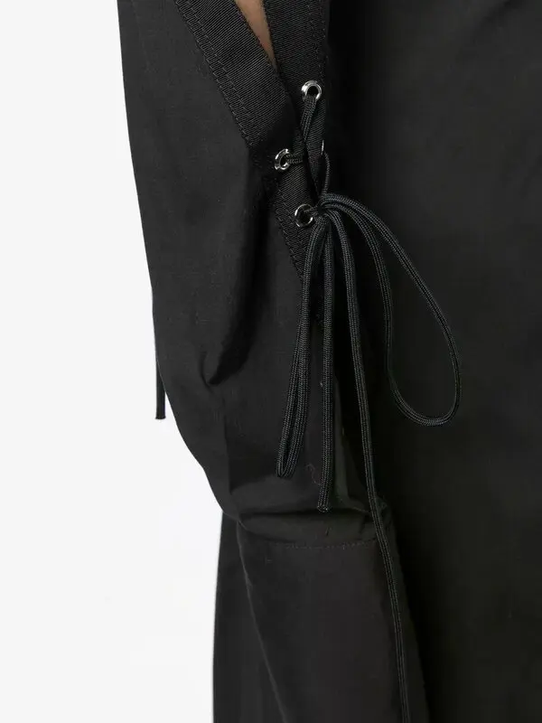Monse Long Cotton Shirt With Cut-out Detailing