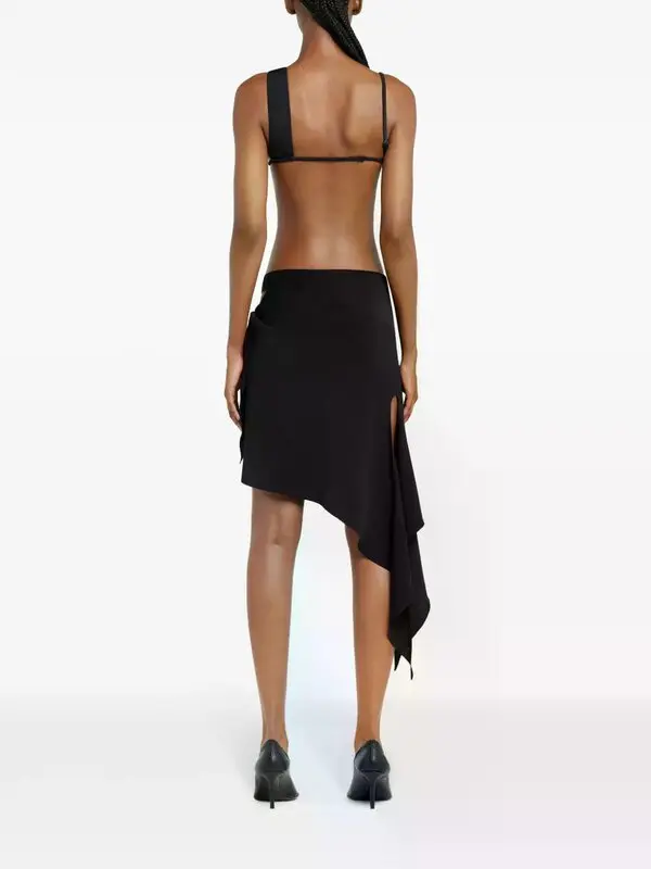 COURREGES Asymmetric Knot Skirt