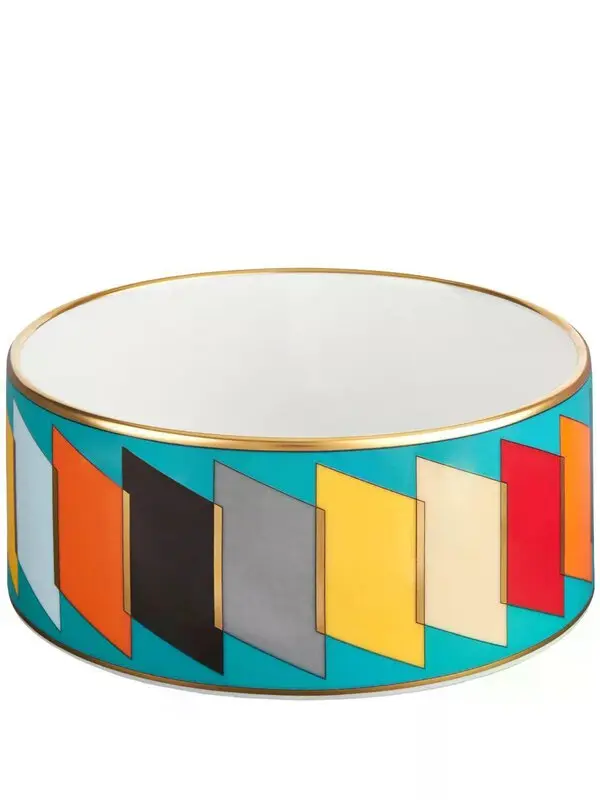 VISTA ALEGRE Futurismo Porcelain Cereal Bowl - Blue