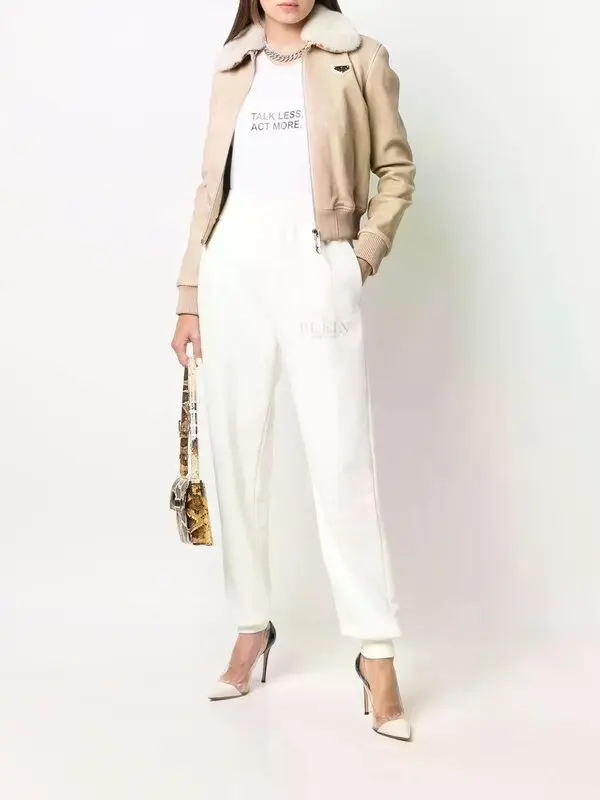Philipp Plein High-waisted Logo Trackpants