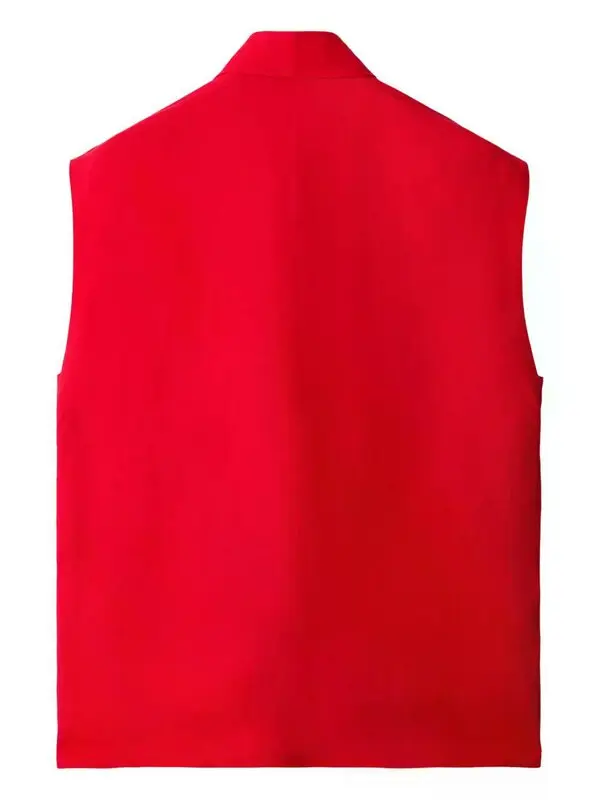 Burberry Half-zip Canvas Tank Top