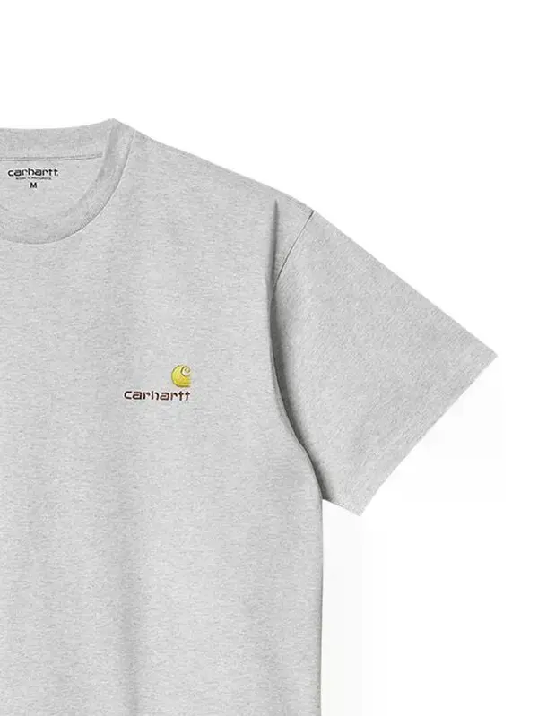 Carhartt Work In Progress American Script Short-sleeve T-shirt - Grey