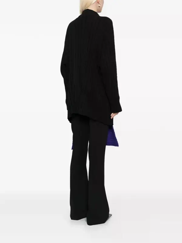 SIMONA CORSELLINI Checked Pocket Cardigan