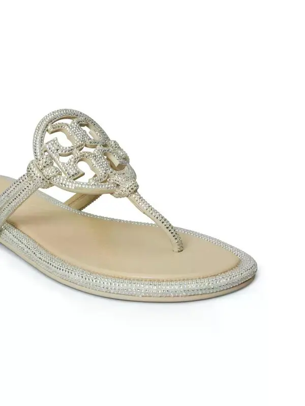 Tory Burch Miller Pavé Knotted Sandals