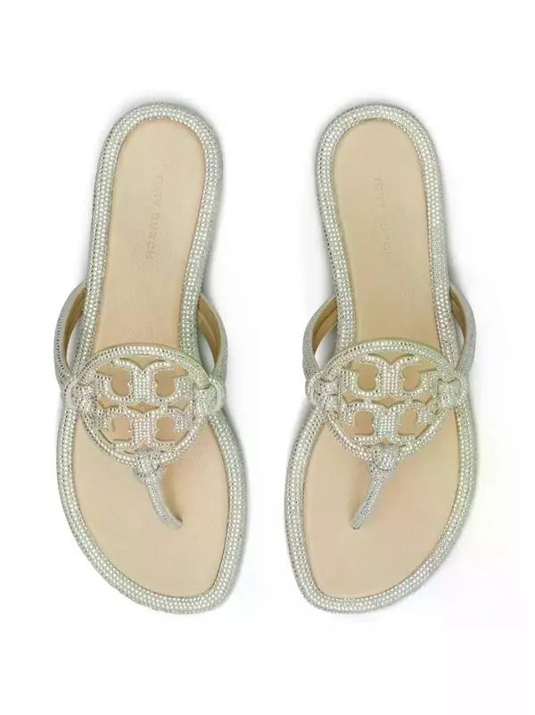 Tory Burch Miller Pavé Knotted Sandals