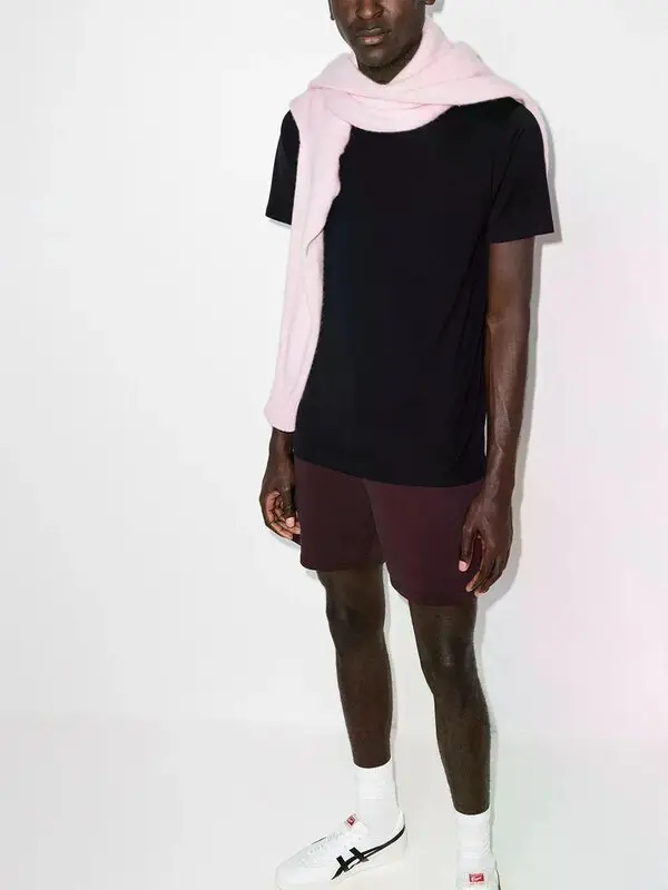 Sunspel Short-sleeve Cotton T-shirt - Black