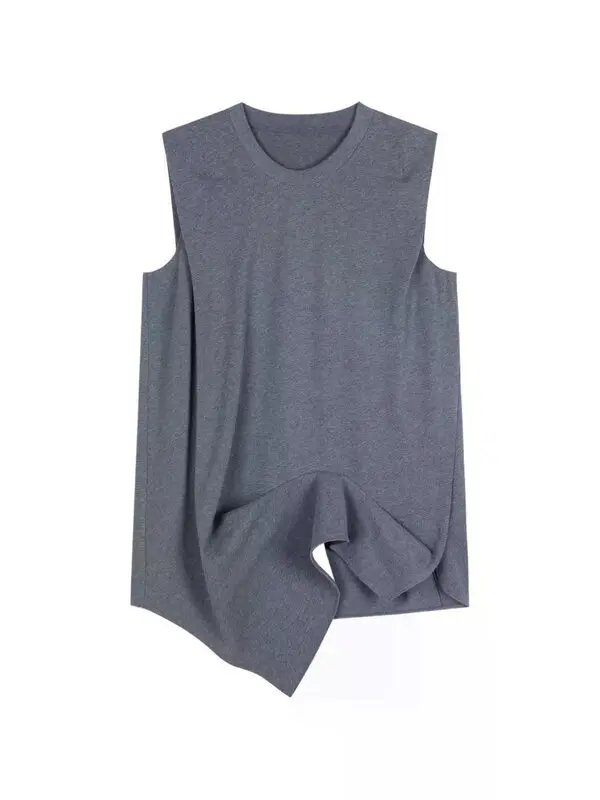 JNBY Asymmetric Cotton Tank Top - Grey