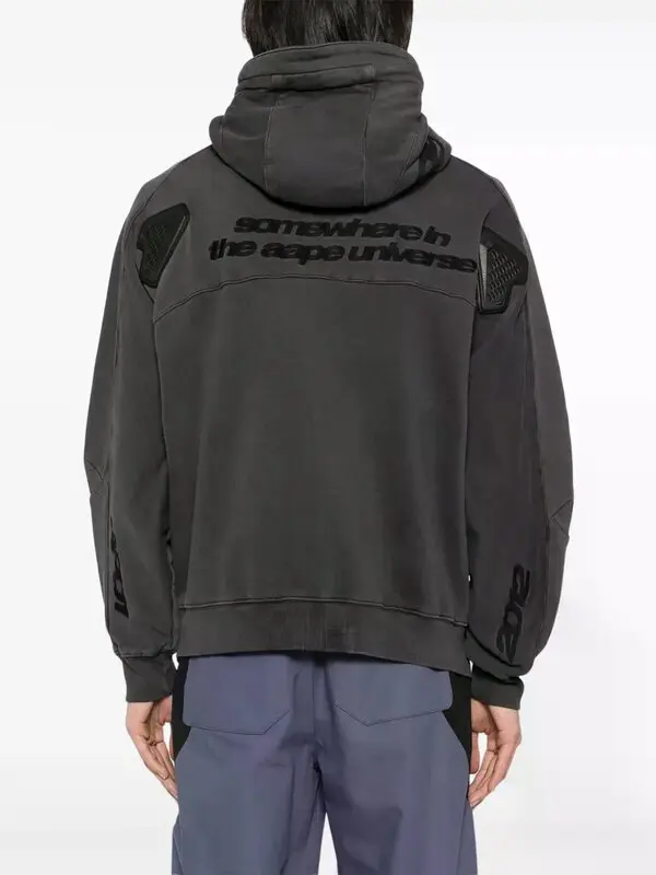 AAPE BY *A BATHING APE Motifs-embroidered Hoodie