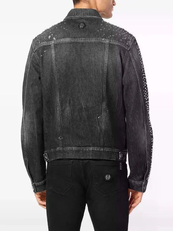 Philipp Plein Studded Denim Jacket
