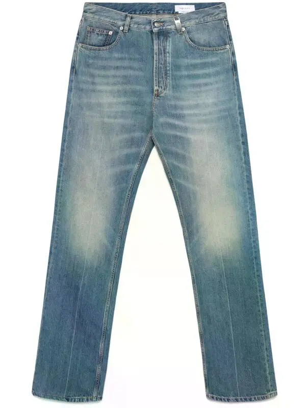 Alexander McQueen Straight Leg Jeans - Blue