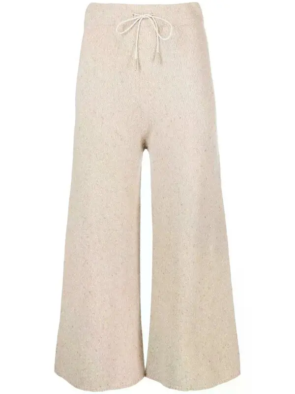 Fabiana Filippi Cropped Knitted Trousers - Neutrals