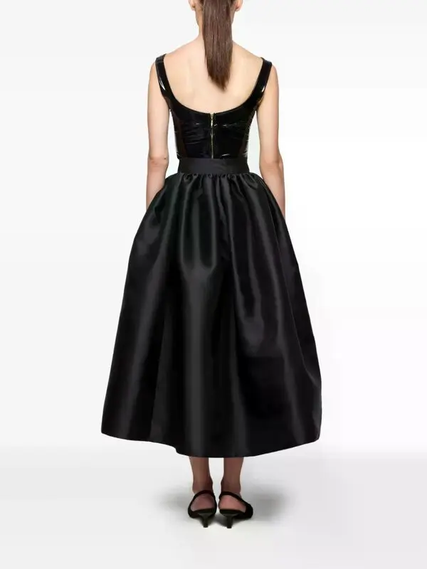 ATU BODY COUTURE Full Midi Skirt - Black