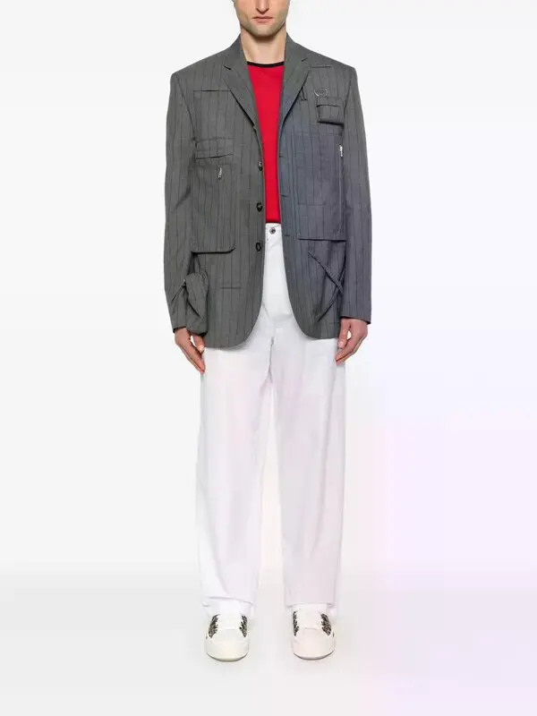 Moschino Pleated Wide-leg Trousers