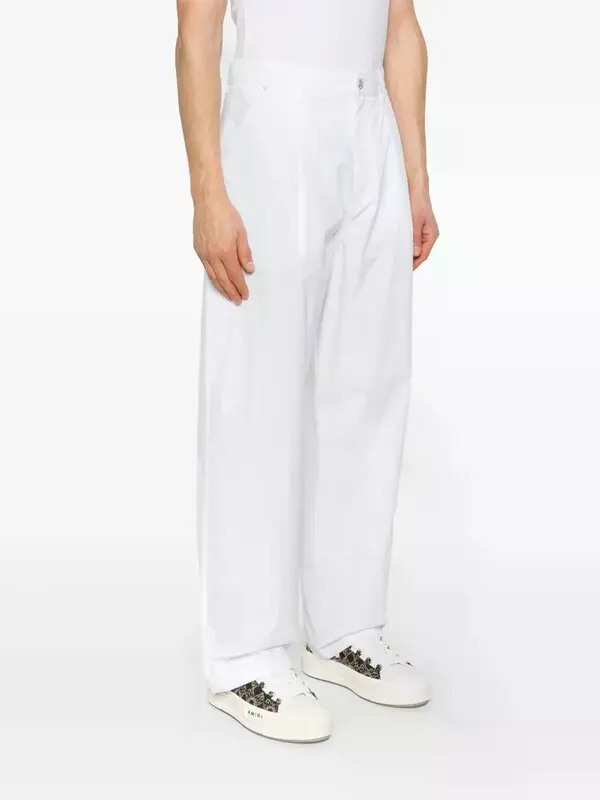 Moschino Pleated Wide-leg Trousers