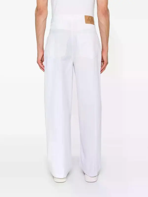 Moschino Pleated Wide-leg Trousers