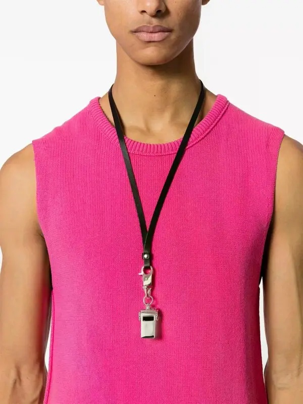 AMBUSH Whistle Leather Necklace
