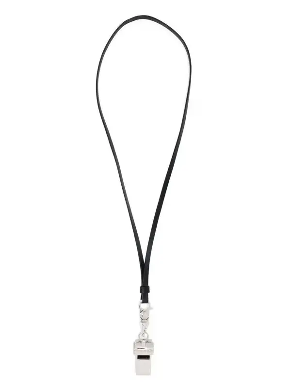 AMBUSH Whistle Leather Necklace