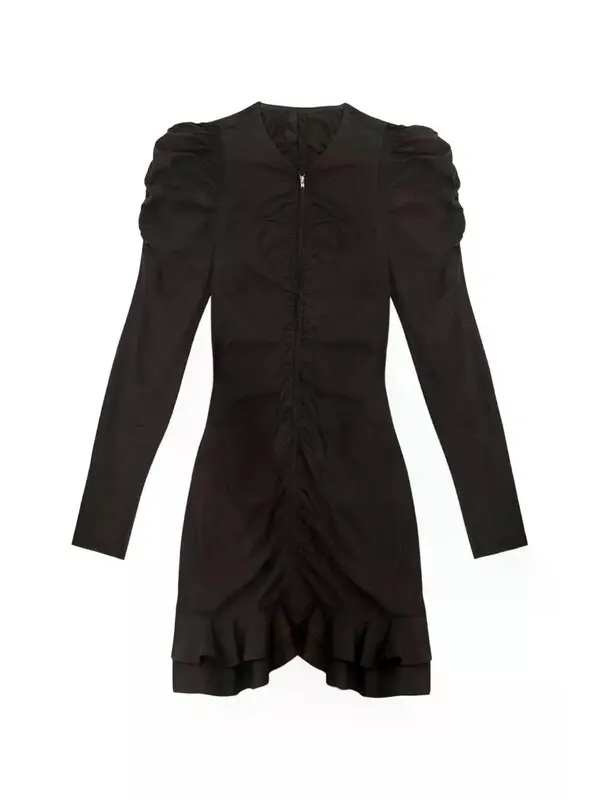 MARANT ETOILE Briali Dress Organic Cotton - Black