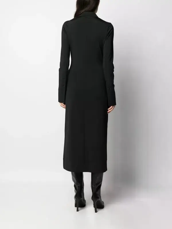Alexander Wang Embossed Logo Midi Shirtdress