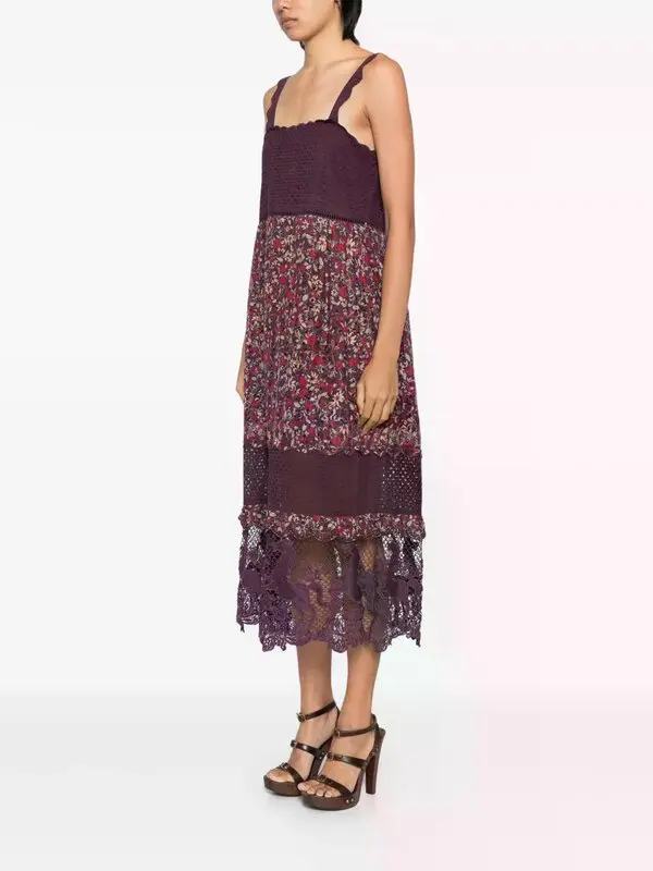 Farm Rio Chelsea Garden Embroidered Midi Dress