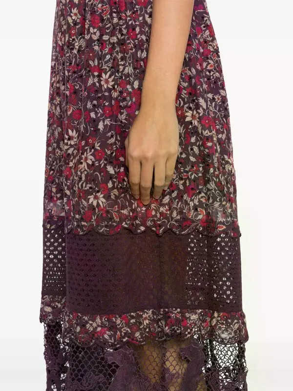 Farm Rio Chelsea Garden Embroidered Midi Dress