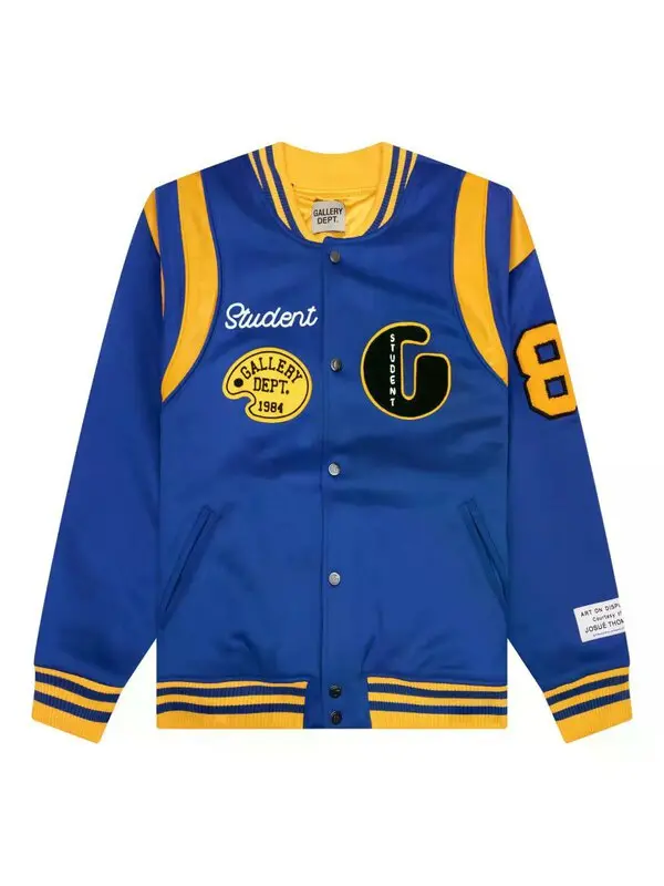 GALLERY DEPT. Logo-appliqué Wool Bomber Jacket