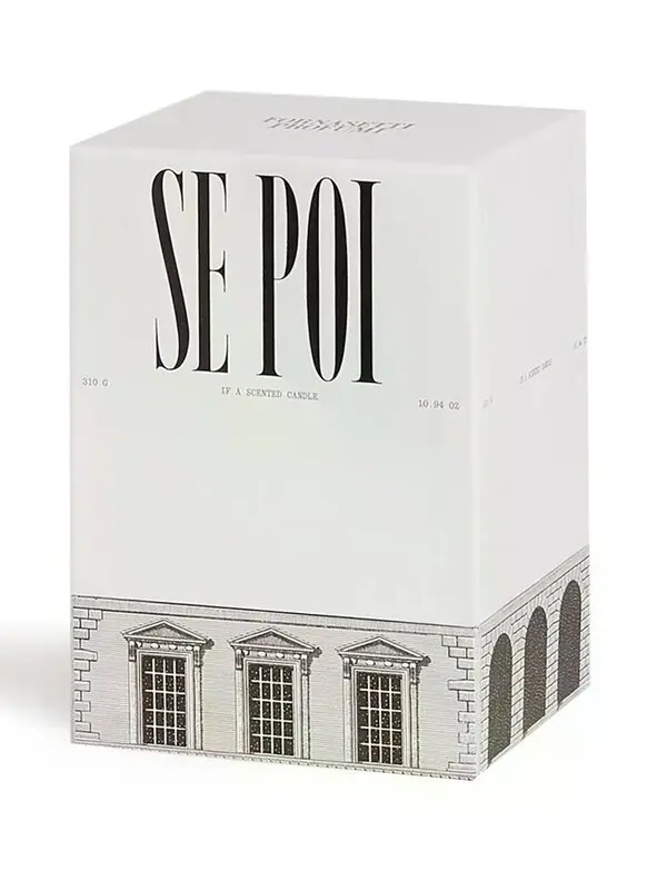 FORNASETTI Se Poi Scented Candle - Grey