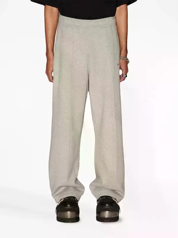 AMBUSH Logo Embroidered Panelled Track Pants - Grey