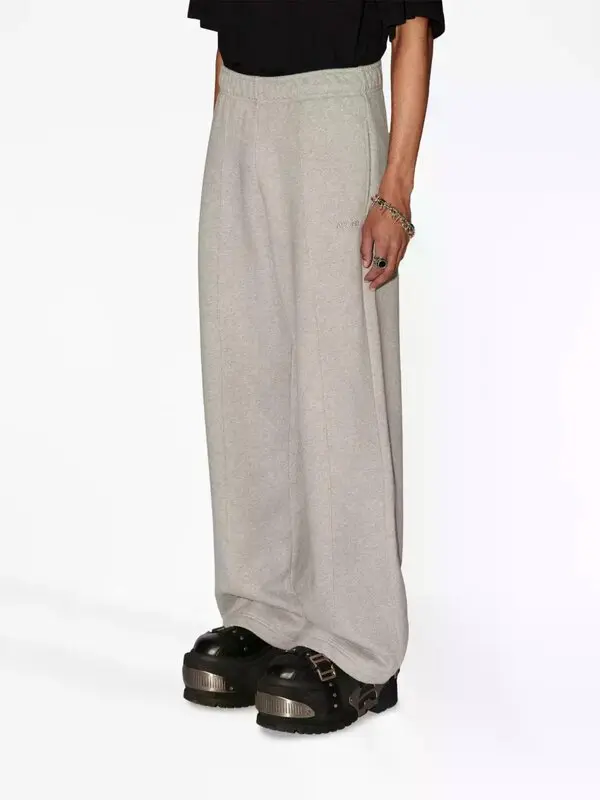 AMBUSH Logo Embroidered Panelled Track Pants - Grey