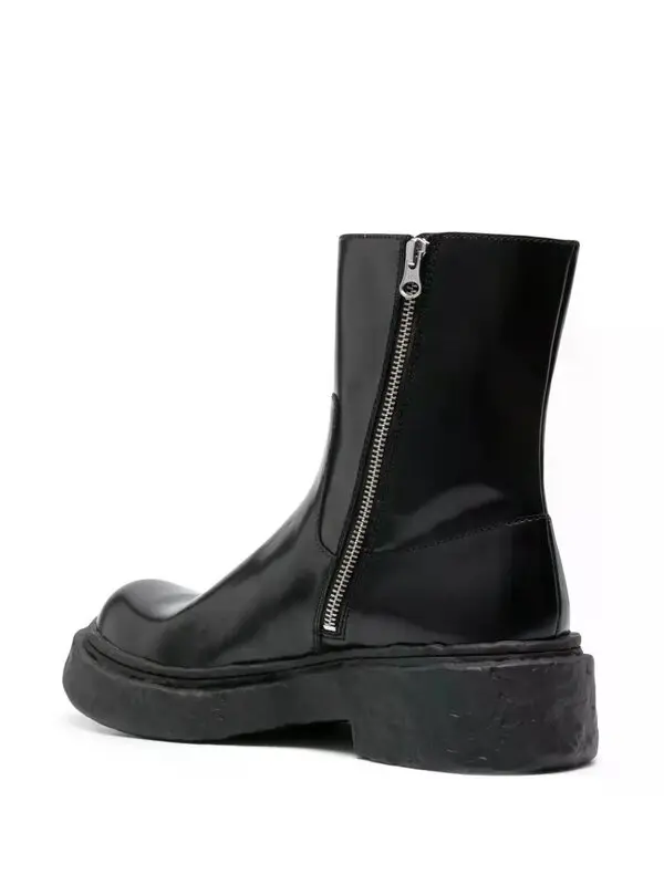 Camper Calf Leather Ankle Boots