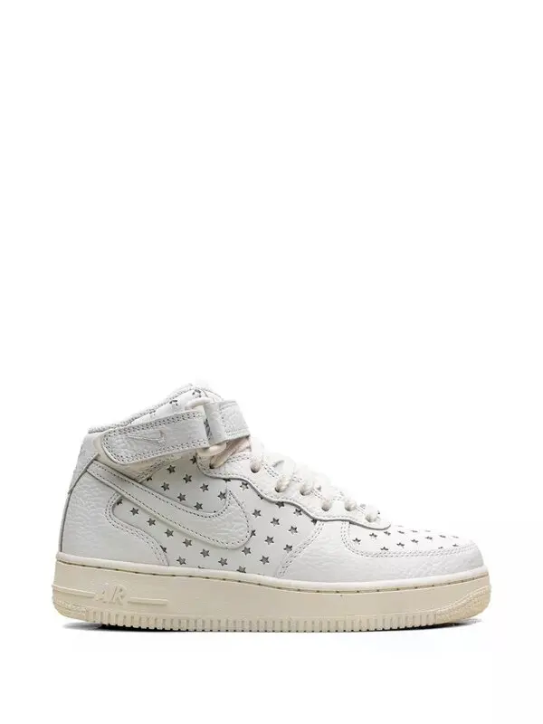 Nike Force 1 Mid Cut Out Stars Sneakers