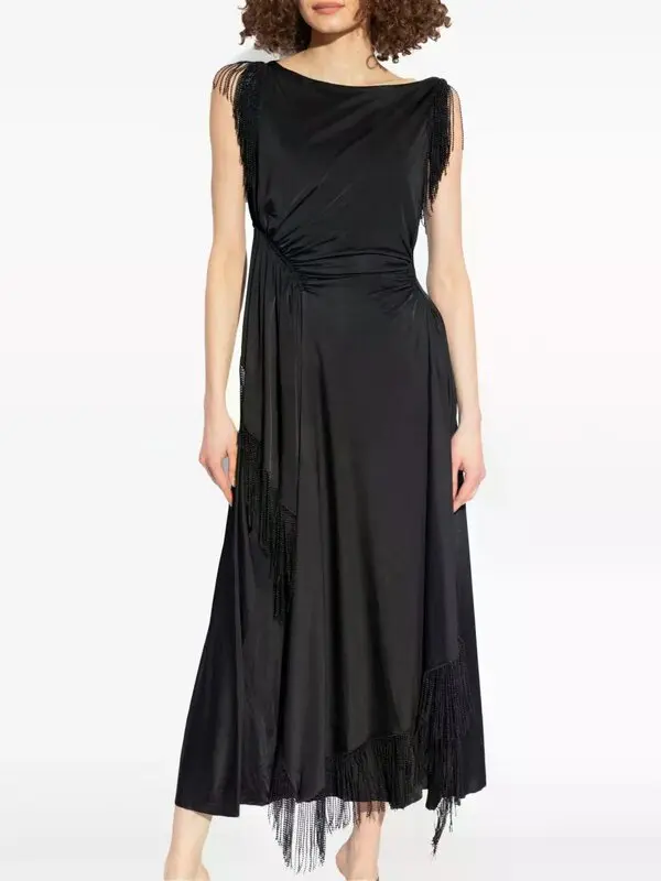 LANVIN Embroidered Midi Dress