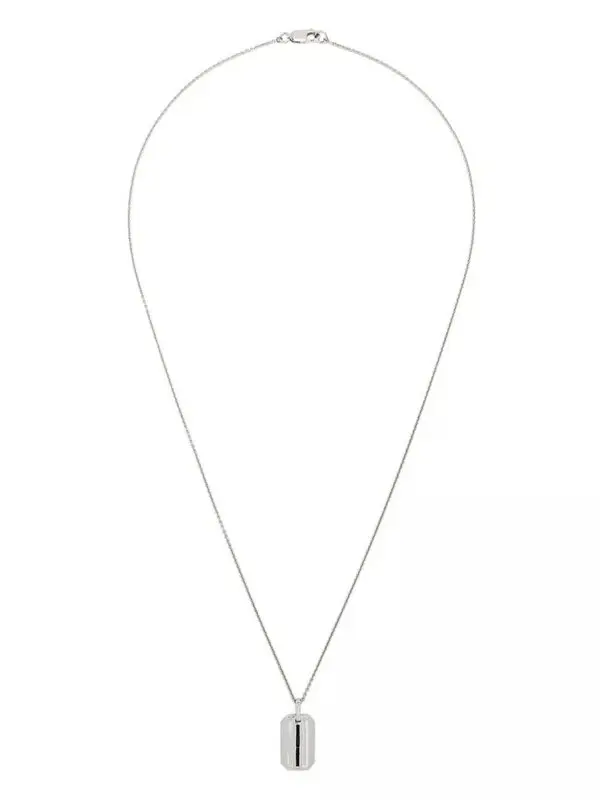 MISSOMA Onyx Black Tag-pendant Necklace