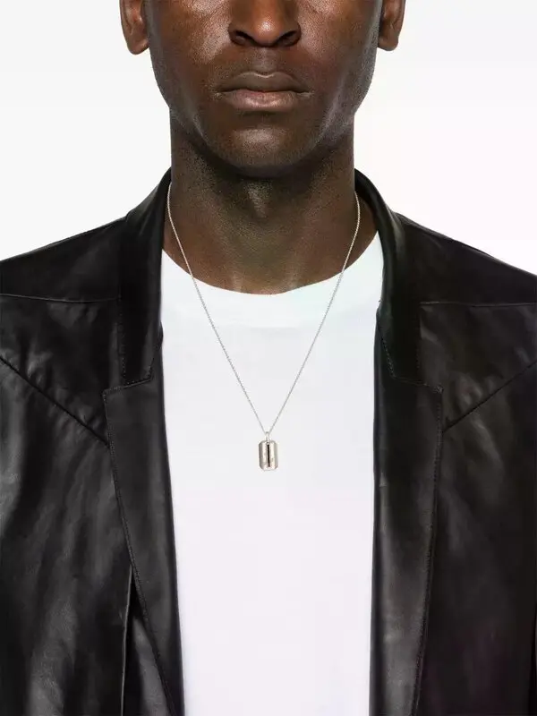 MISSOMA Onyx Black Tag-pendant Necklace