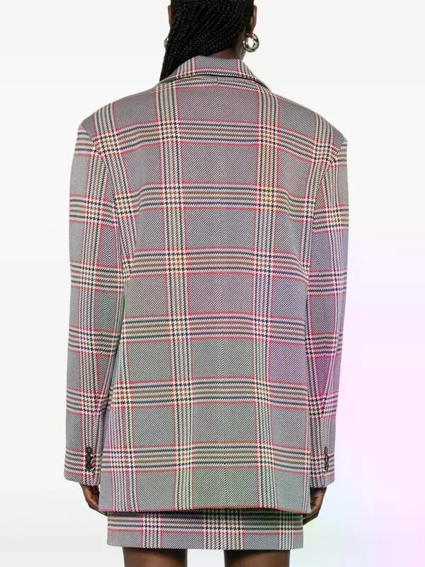 A.M.G. Checked Blazer