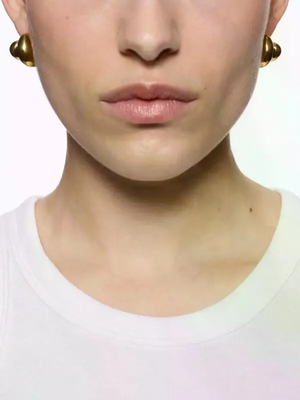 MARIA BLACK 18kt -plated Half Hoop Earring
