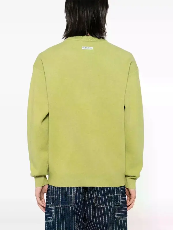 AAPE BY *A BATHING APE Moonface Logo Jumper - Green