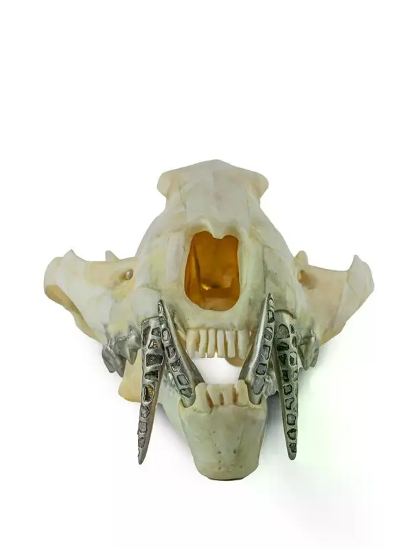 PARTS OF FOUR Leopard Skull Decor With Pavé-set Diamonds