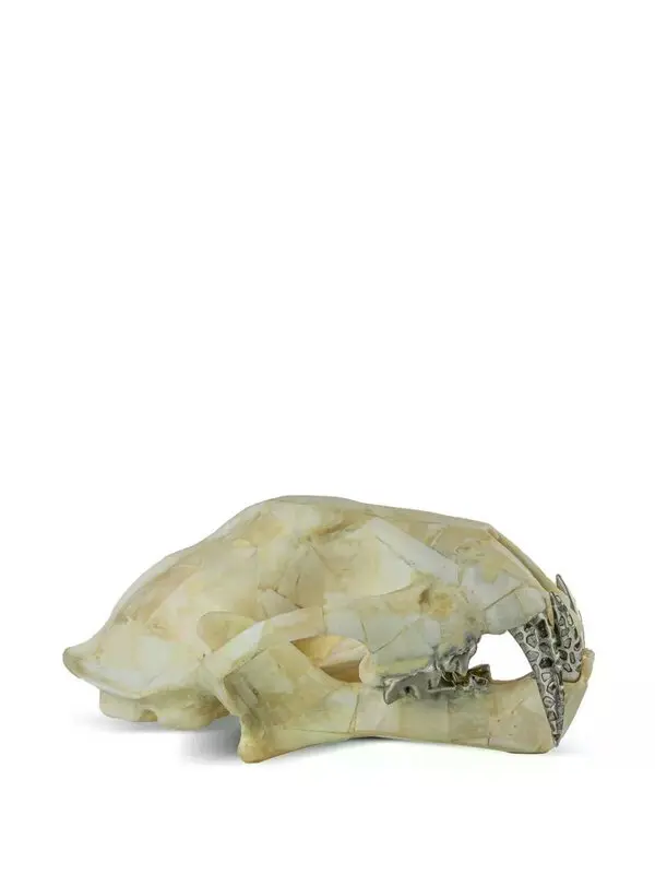 PARTS OF FOUR Leopard Skull Decor With Pavé-set Diamonds