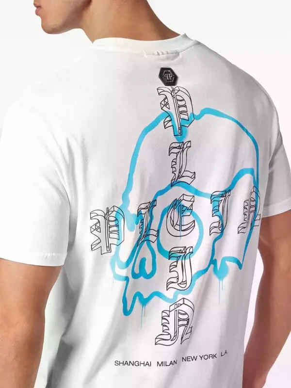 Philipp Plein Skull-print Cotton T-shirt