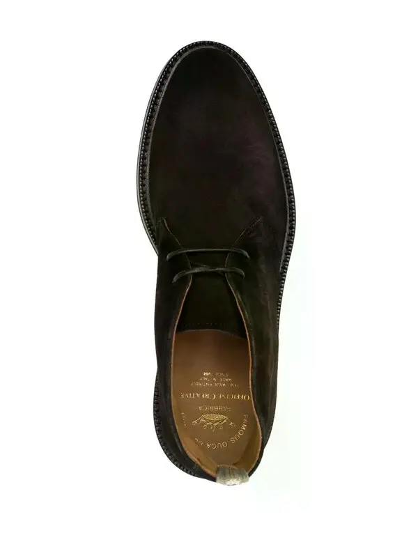 Officine Creative Low-top Lace-up Suede Boots