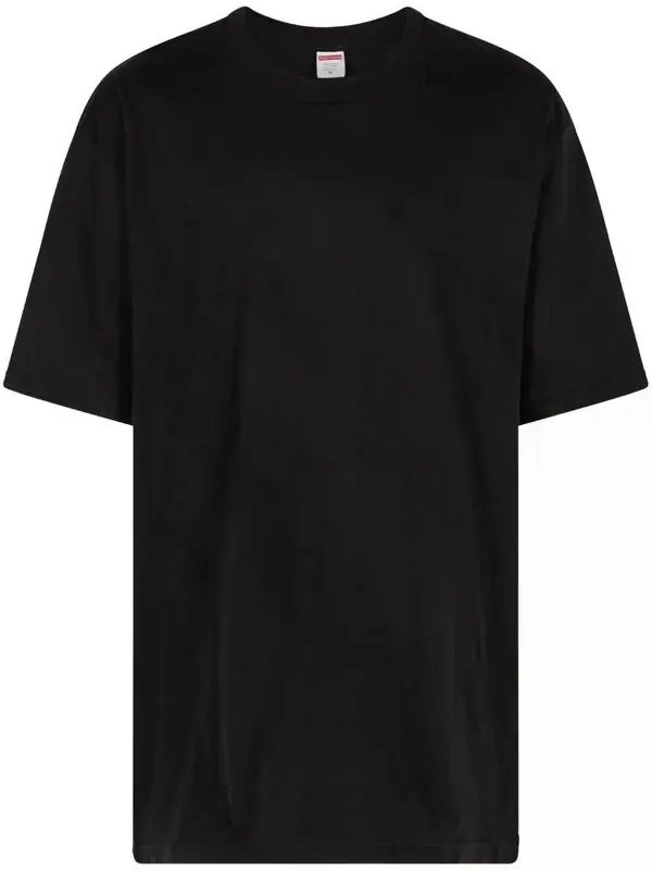 Supreme Painterly Print Cotton T-shirt - Black