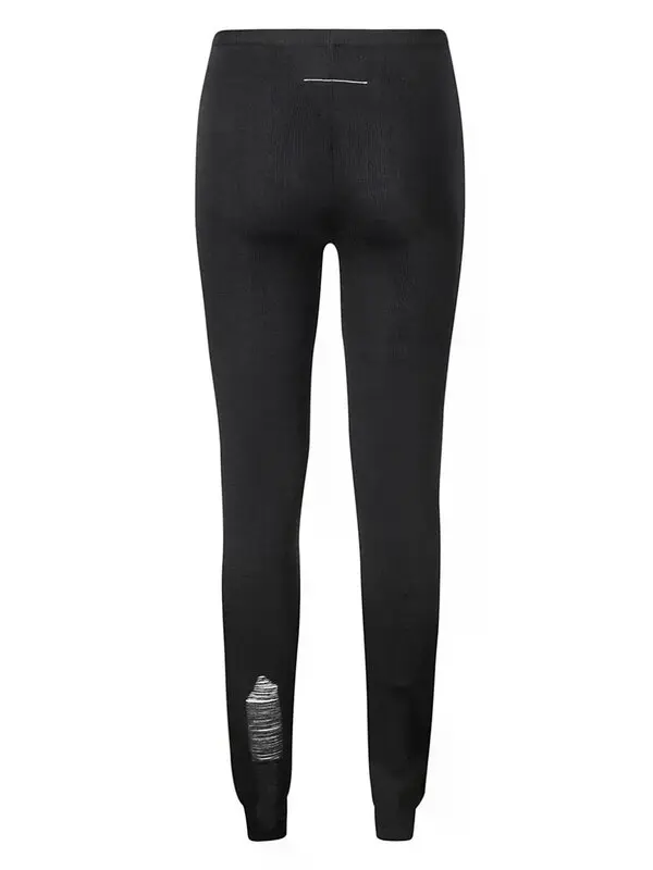 MAISON MARGIELA Ripped Detailing Leggings