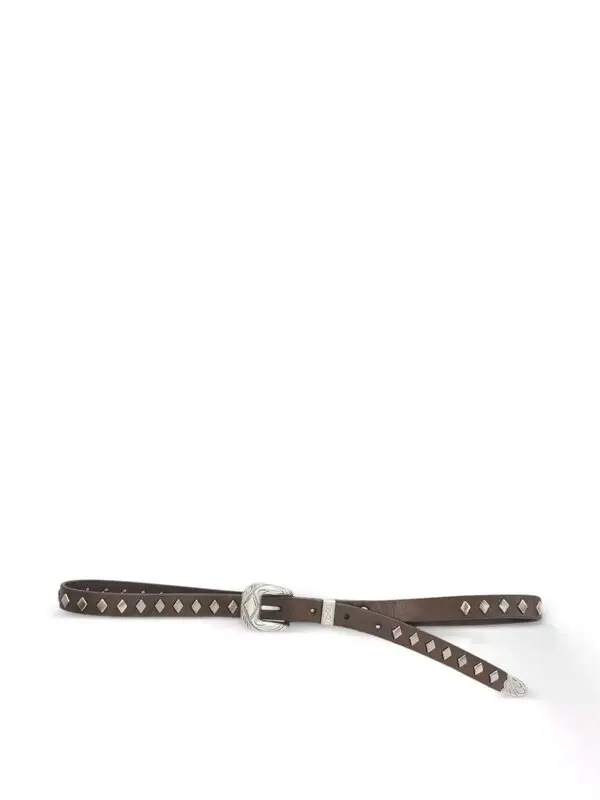Ralph Lauren Studded Leather Belt