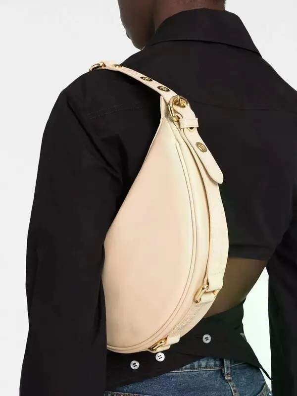 By Far Gib Crocodile-effect Shoulder Bag