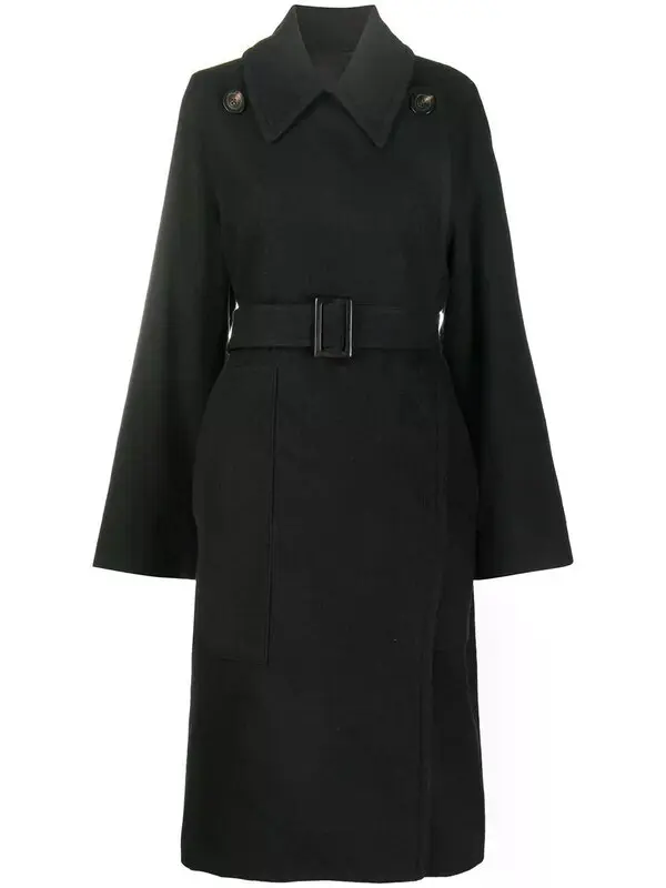Rick Owens Belted Military-inspired Coat