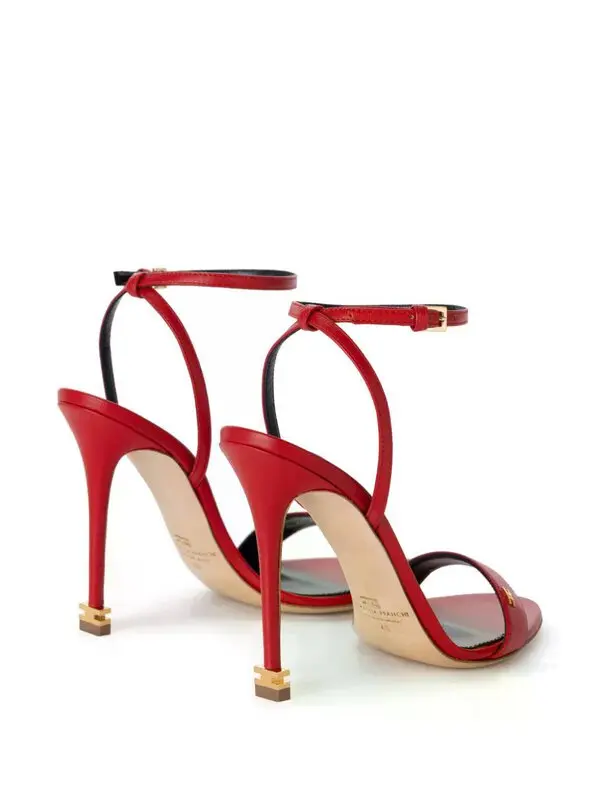 Elisabetta Franchi 105mm Étoile Nappa Leather Sandals