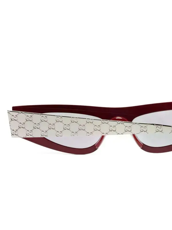 Gucci Cat Eye-frame Sunglasses - Silver